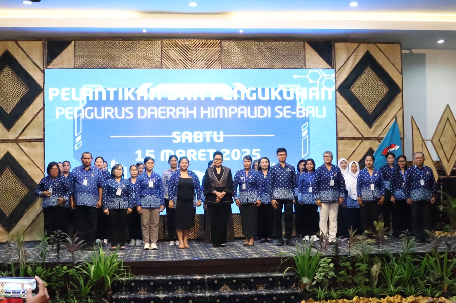 Ny Putri Koster Buka Rakor HIMPAUDI Bali - Sinartimur